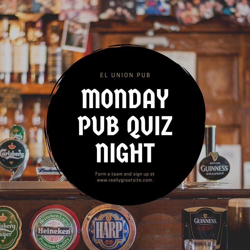 Free and customizable pub templates