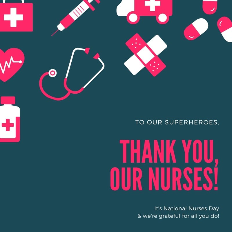Free and customizable nurses week templates