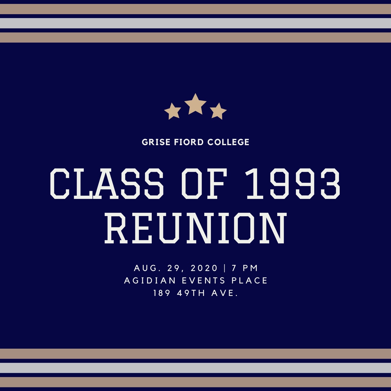 Free and customizable class reunion templates