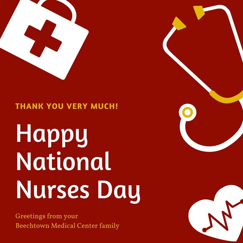 Free and customizable nurses week templates