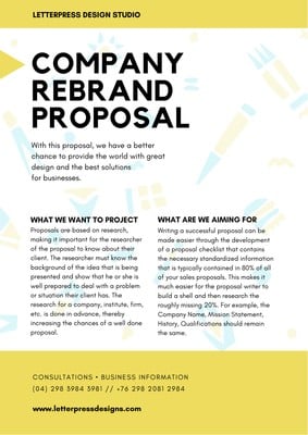 Free Proposal Creator - Make Custom Proposals Online | Canva