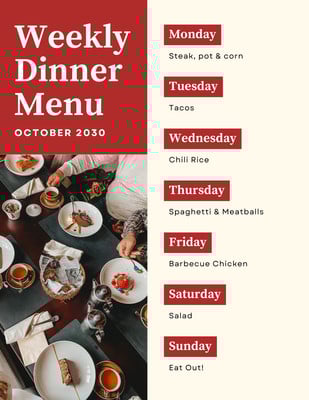 Crea Menù Bar E Menù Ristorante Gratis Da Stampare | Canva