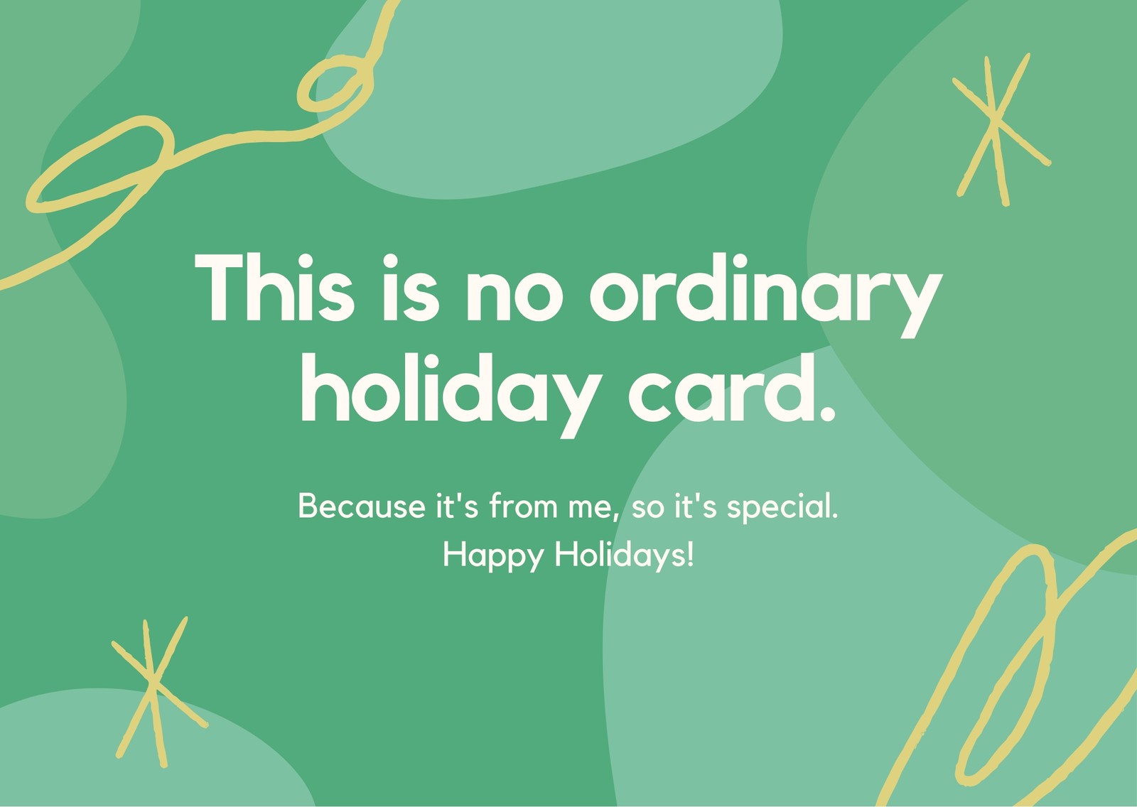 Page 5 - Free printable business holiday card templates | Canva