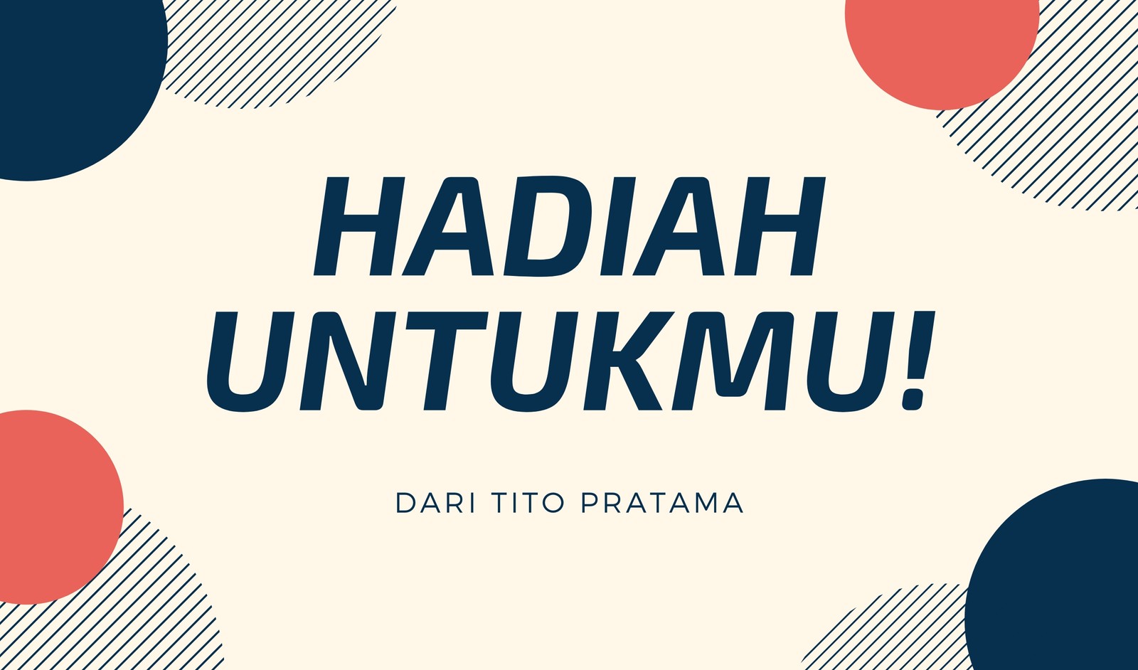 Gratis desain contoh hadiah - Canva