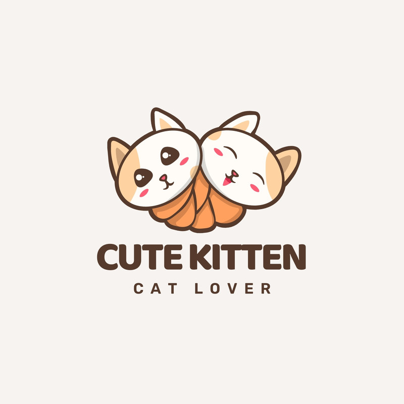 Kucing Logo Menggambar Logo Kucing | Adobe Illustrator Bahasa