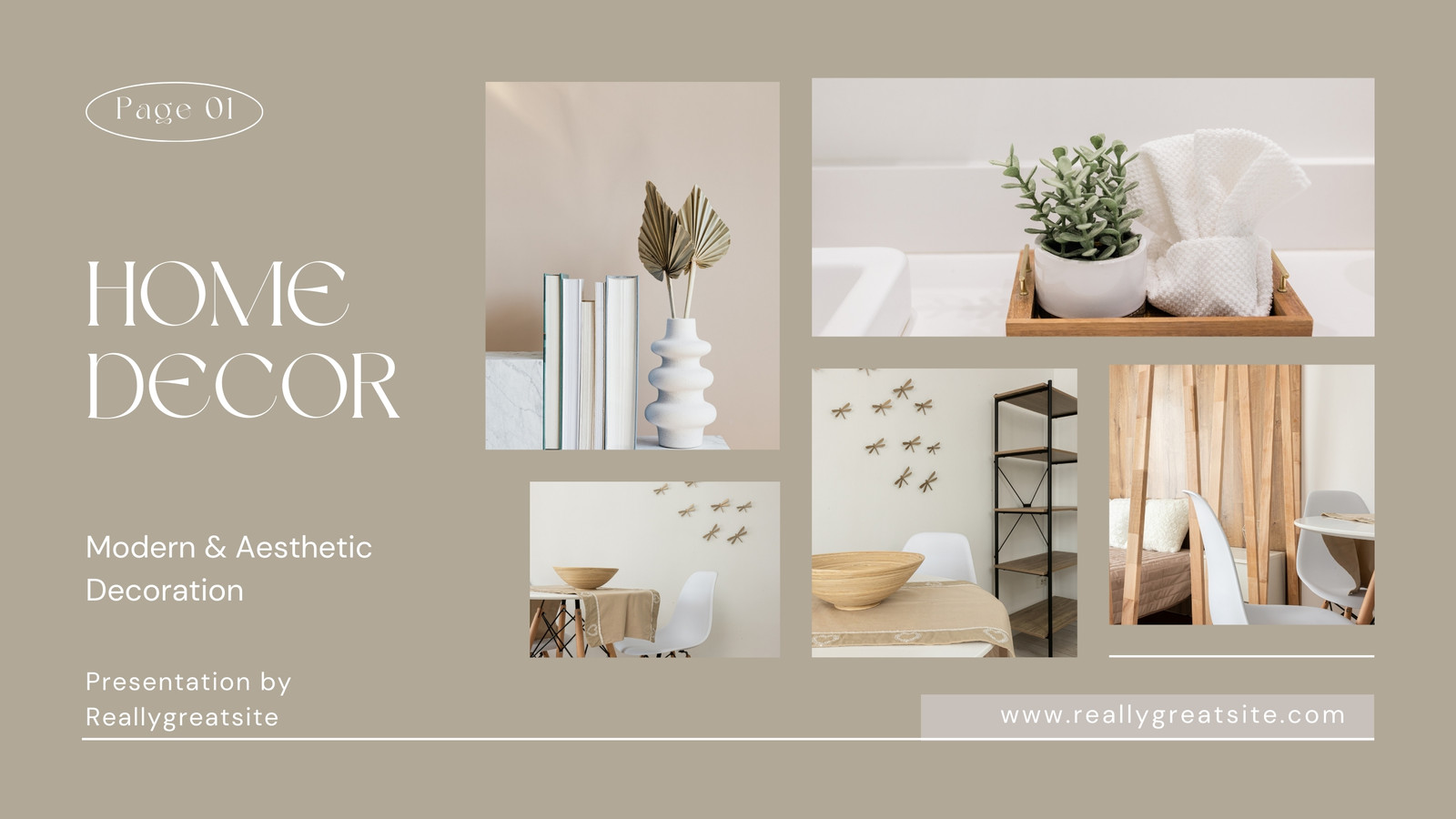 Free and customizable home decor templates