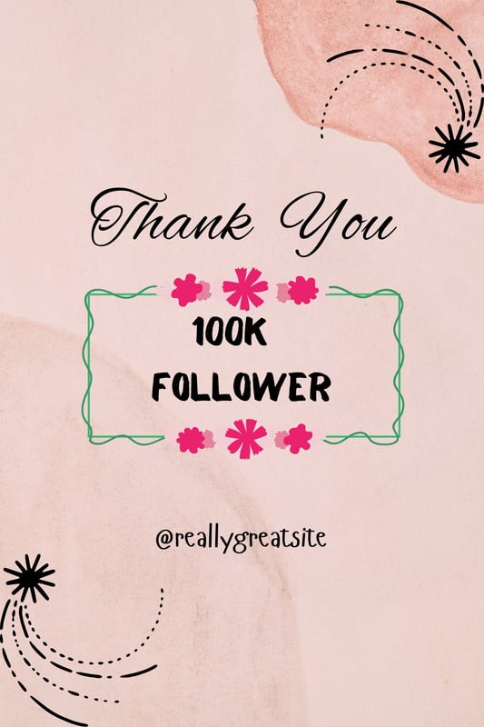 Free and customizable follower templates
