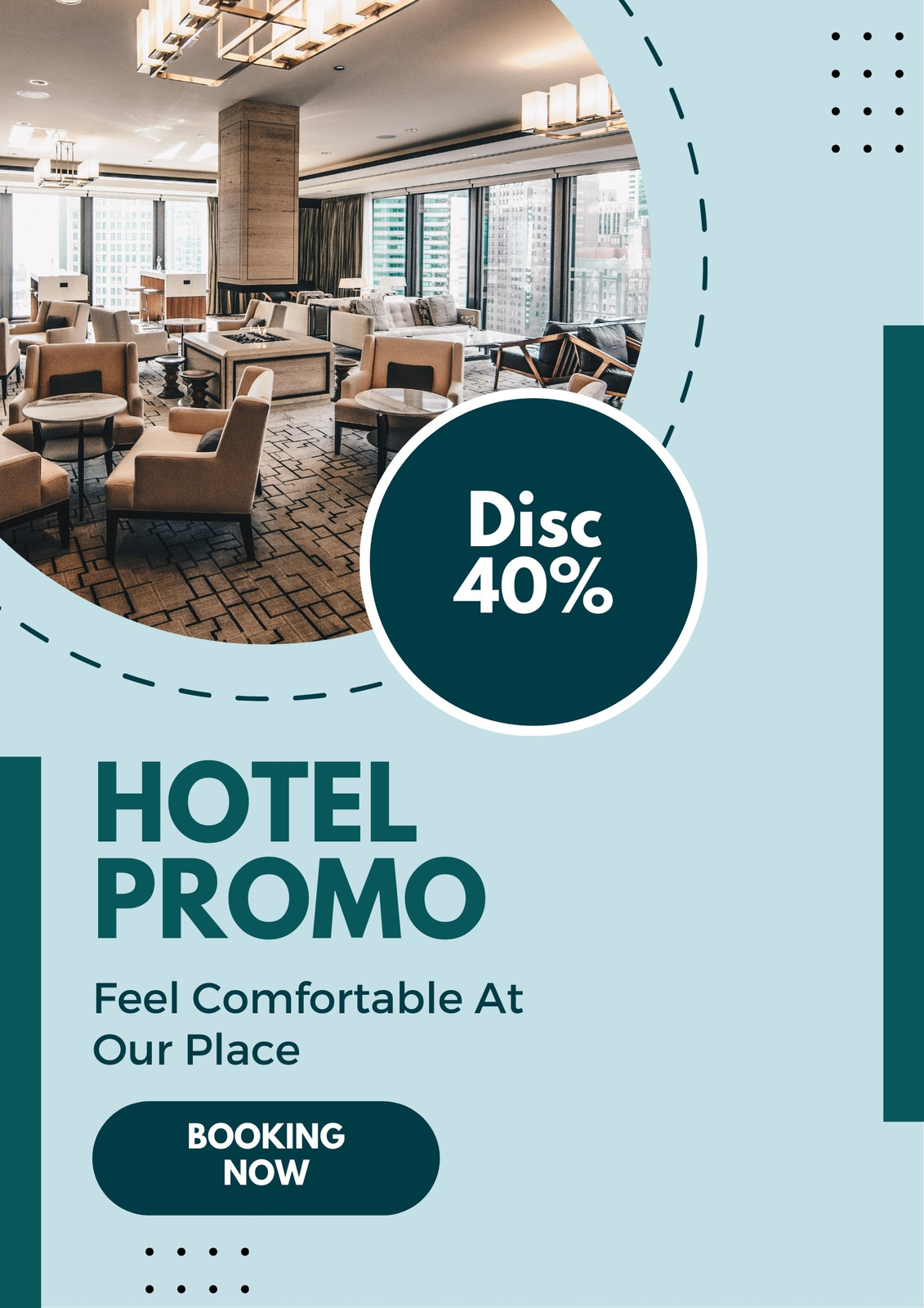 Free customizable hotel poster templates | Canva
