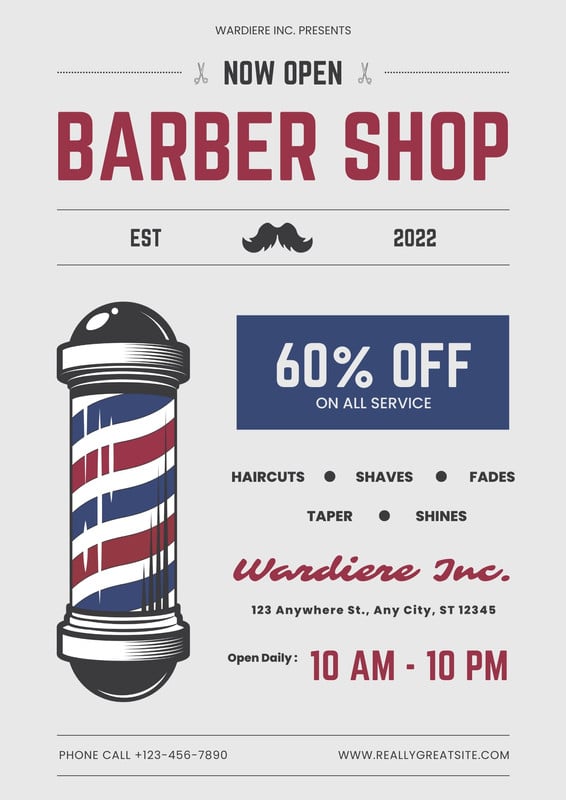Free and customizable barber templates | Canva