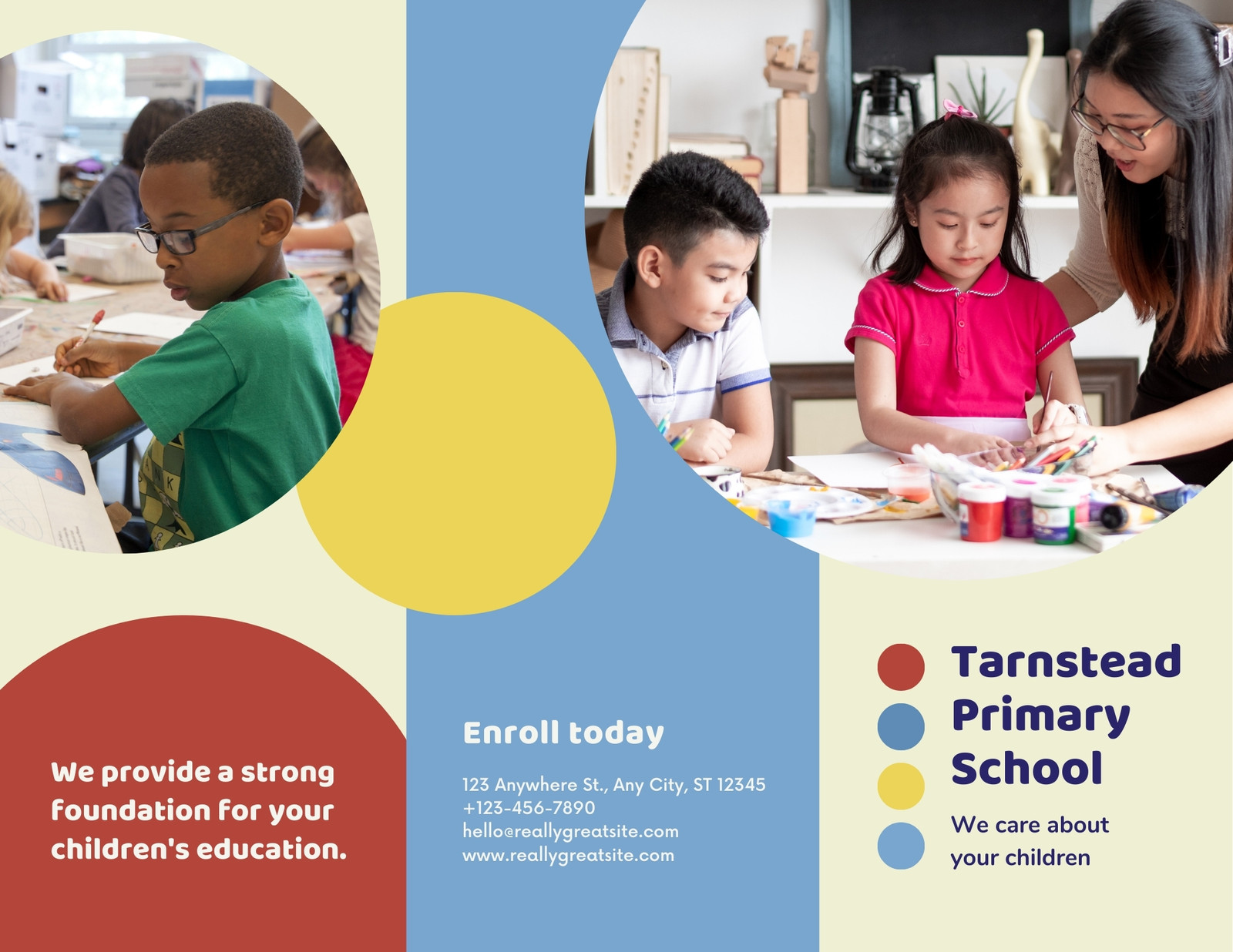 Primary School Leaflet Design