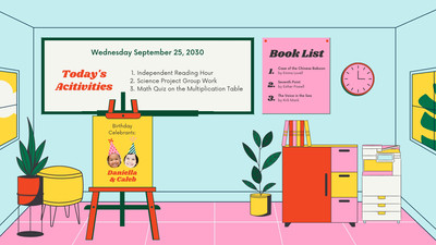 Free and customizable virtual classroom templates | Canva