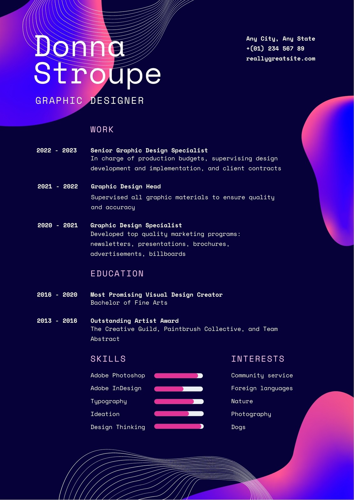 From Graphic Designers Resumes