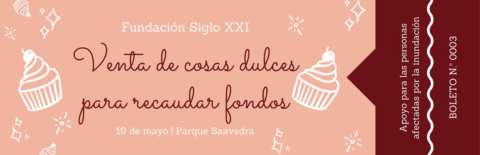 Plantillas editables de boletos para comida gratis | Canva