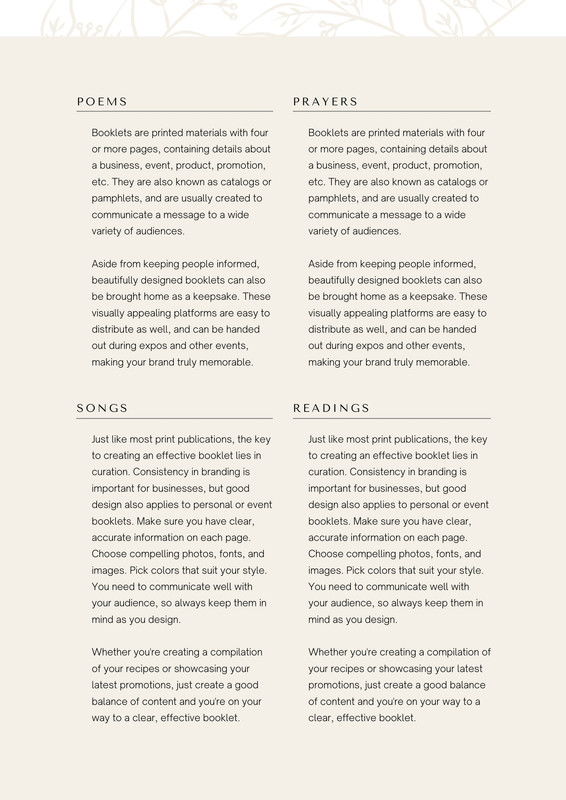 Custom Booklet Printing - Design and Order Booklets | Canva