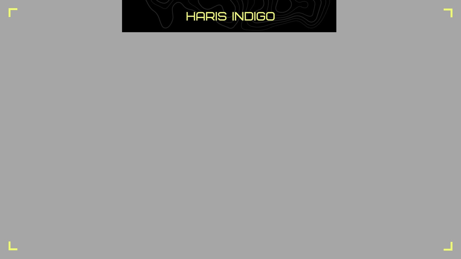 Contoh Overlay Twitch Profesional Siap Download - Canva