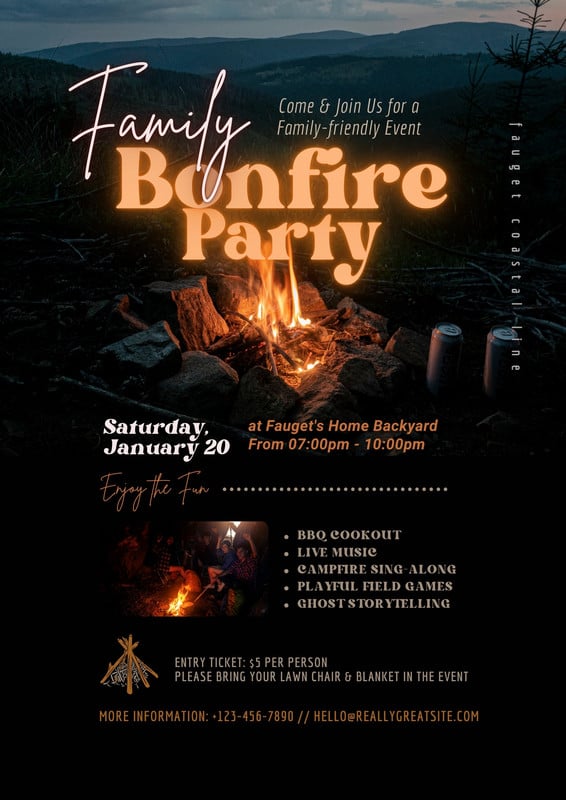 Free customizable cookout party design collection | Canva