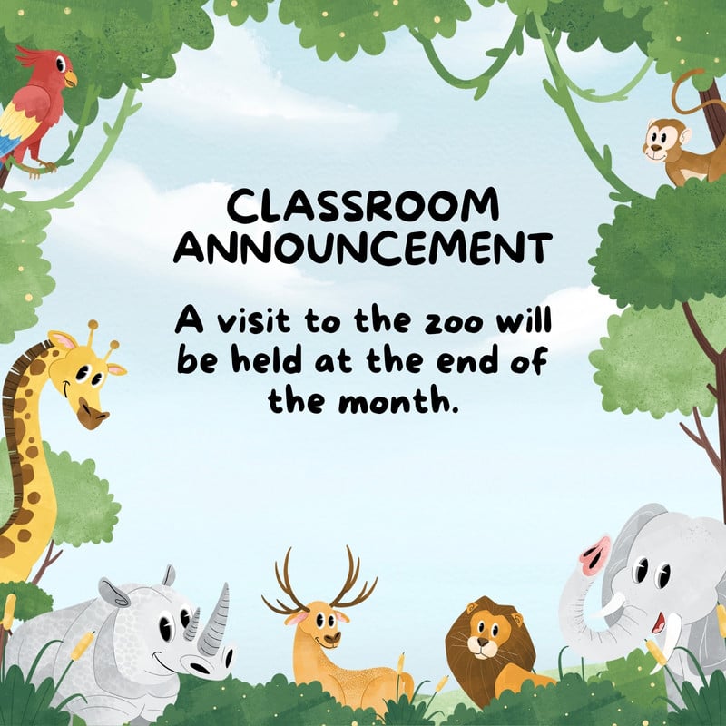 Free and customizable zoo templates | Canva