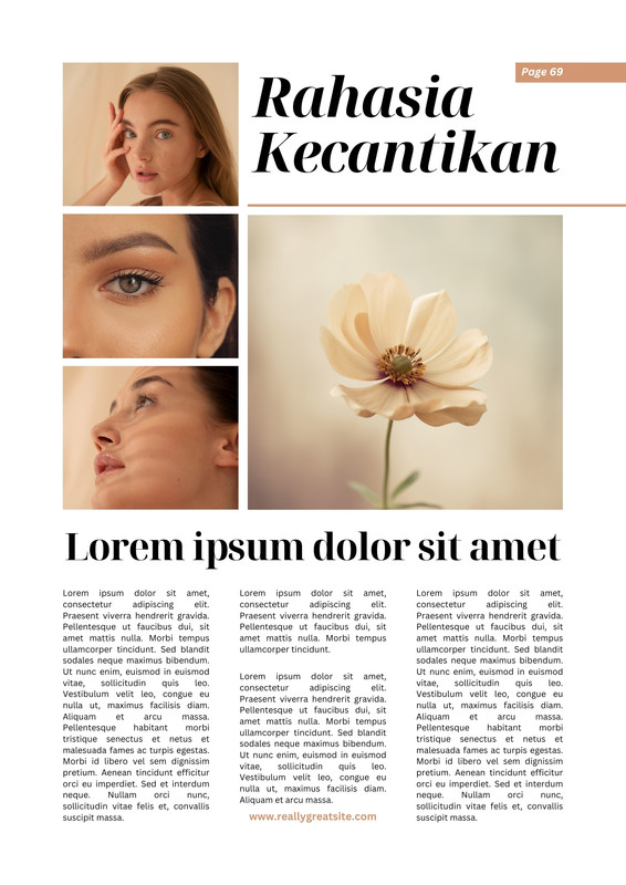 Gratis desain contoh koran - Canva