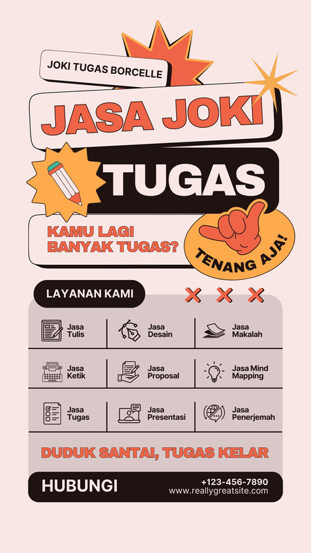 Gratis desain contoh joki - Canva