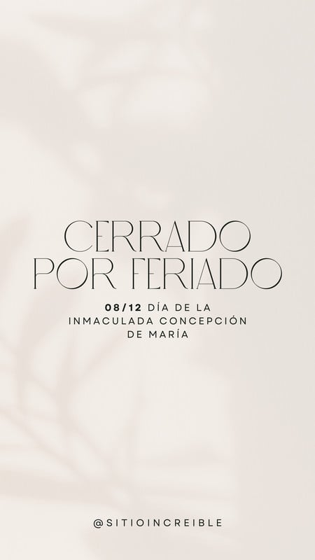 Explorá Plantillas de cerrado por feriado personalizables gratis - Canva