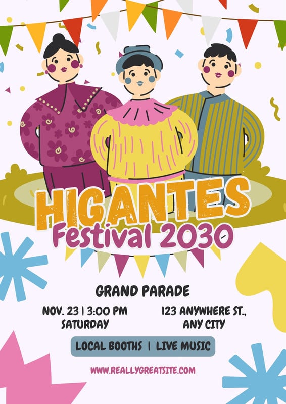 Higantes Festival Logo 2024 Chicago Margarita Festival 17 May Mame