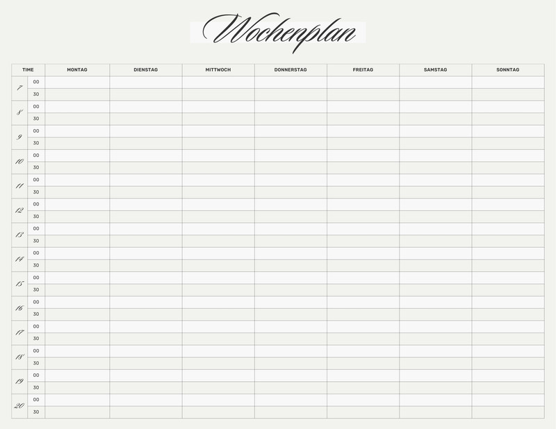 Kostenlos Planer selbst gestalten | Online-Terminplaner | Canva