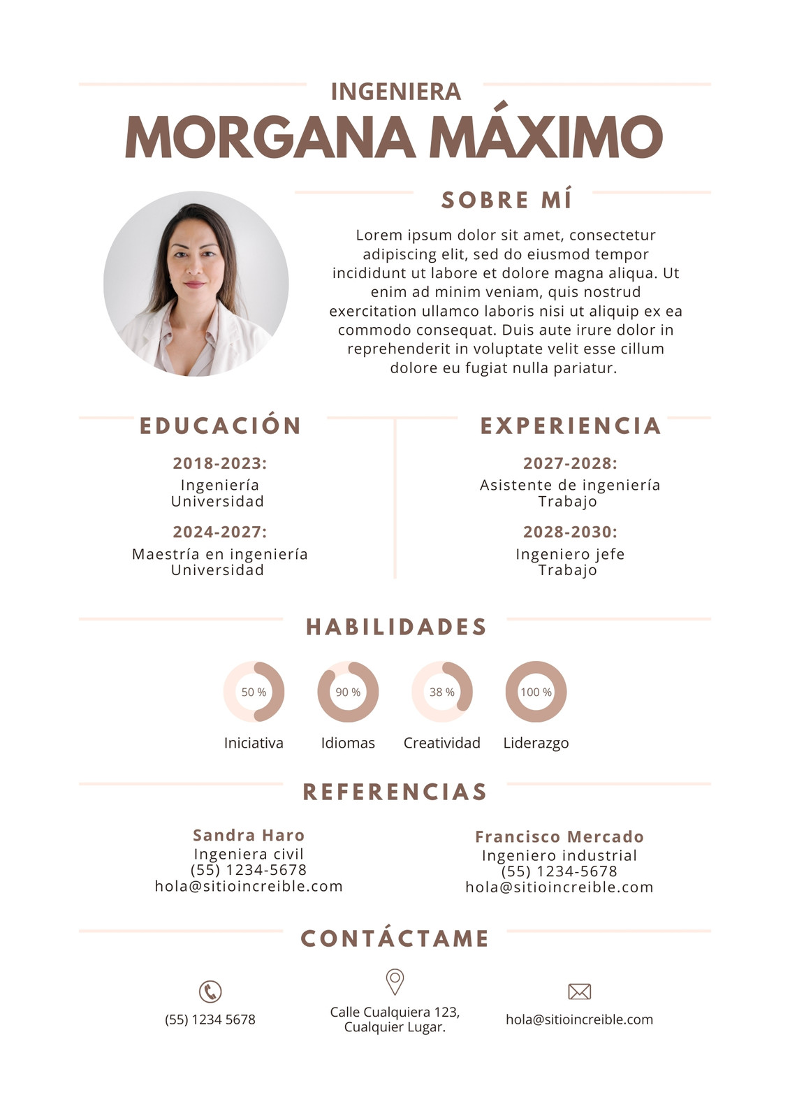 Explorá Plantillas de cv sin experiencia personalizables gratis - Canva
