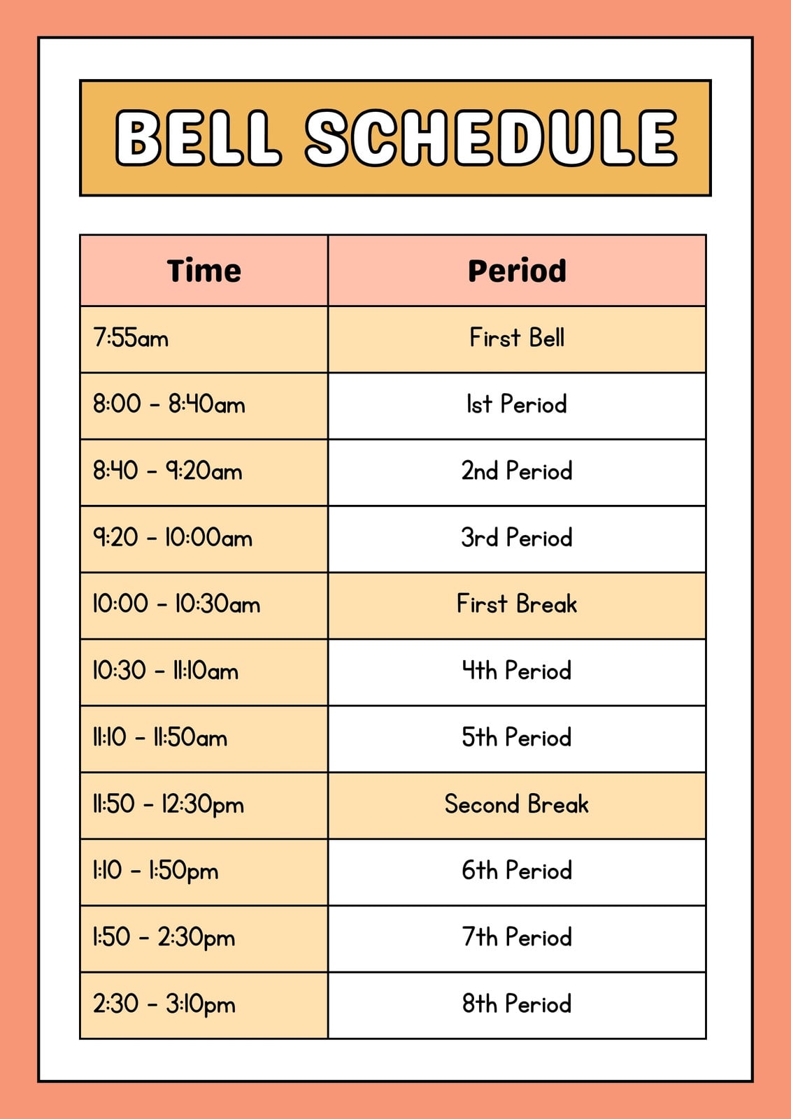 Free and customizable bell templates