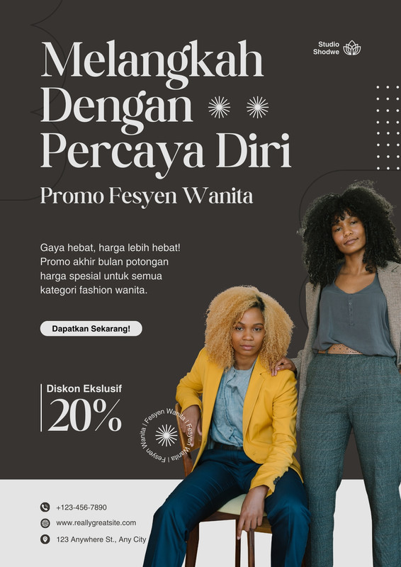 Gratis Contoh Template Flyer Promosi Siap Edit | Canva