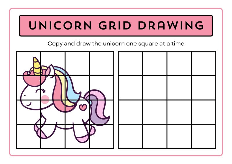 Grid Drawing Templates How To Use A Grid To Enlarge An Image While