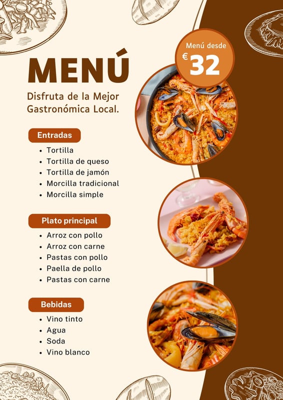 Menús de bebidas para bares y eventos | Canva