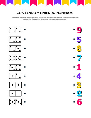 Actividades Del Numero 9 FICHAS DEL NÚMERO DEL DÍA Imagenes