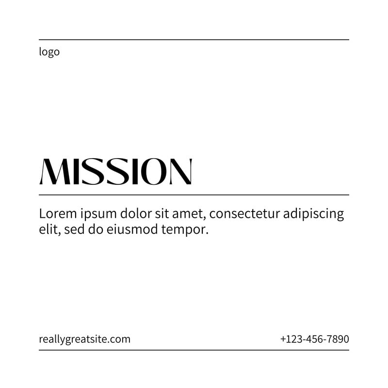Free and customizable mission statement templates