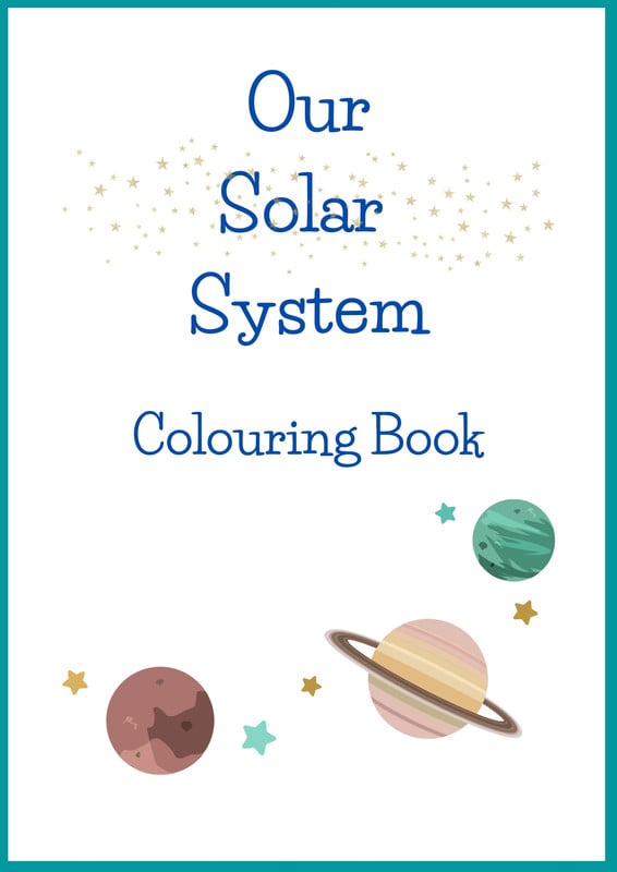 Solar System Printable Book