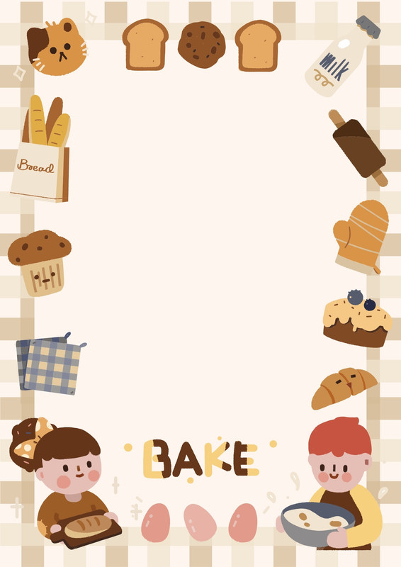 Whimsical Food Page Border Food Border Stock Illustrations – 111,988