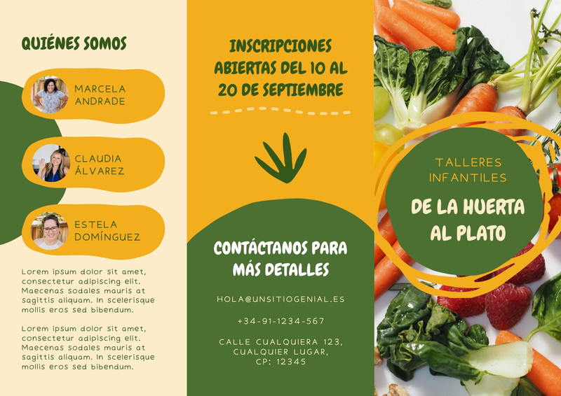 Plantillas comida saludable - Gratis y editables - Canva