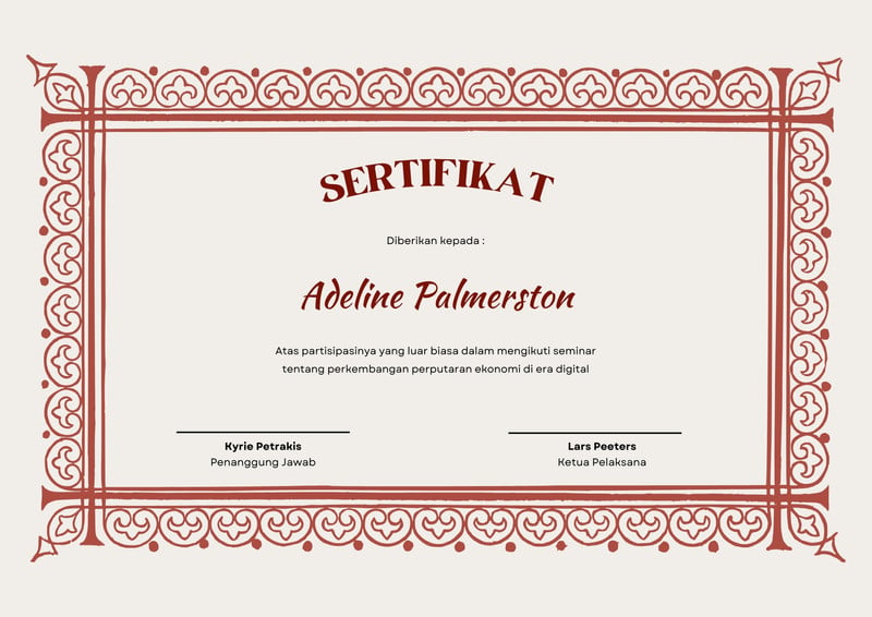 Gratis desain contoh ornamen - Canva