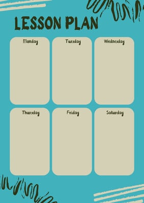 Free reading lesson plan templates to edit and print | Canva