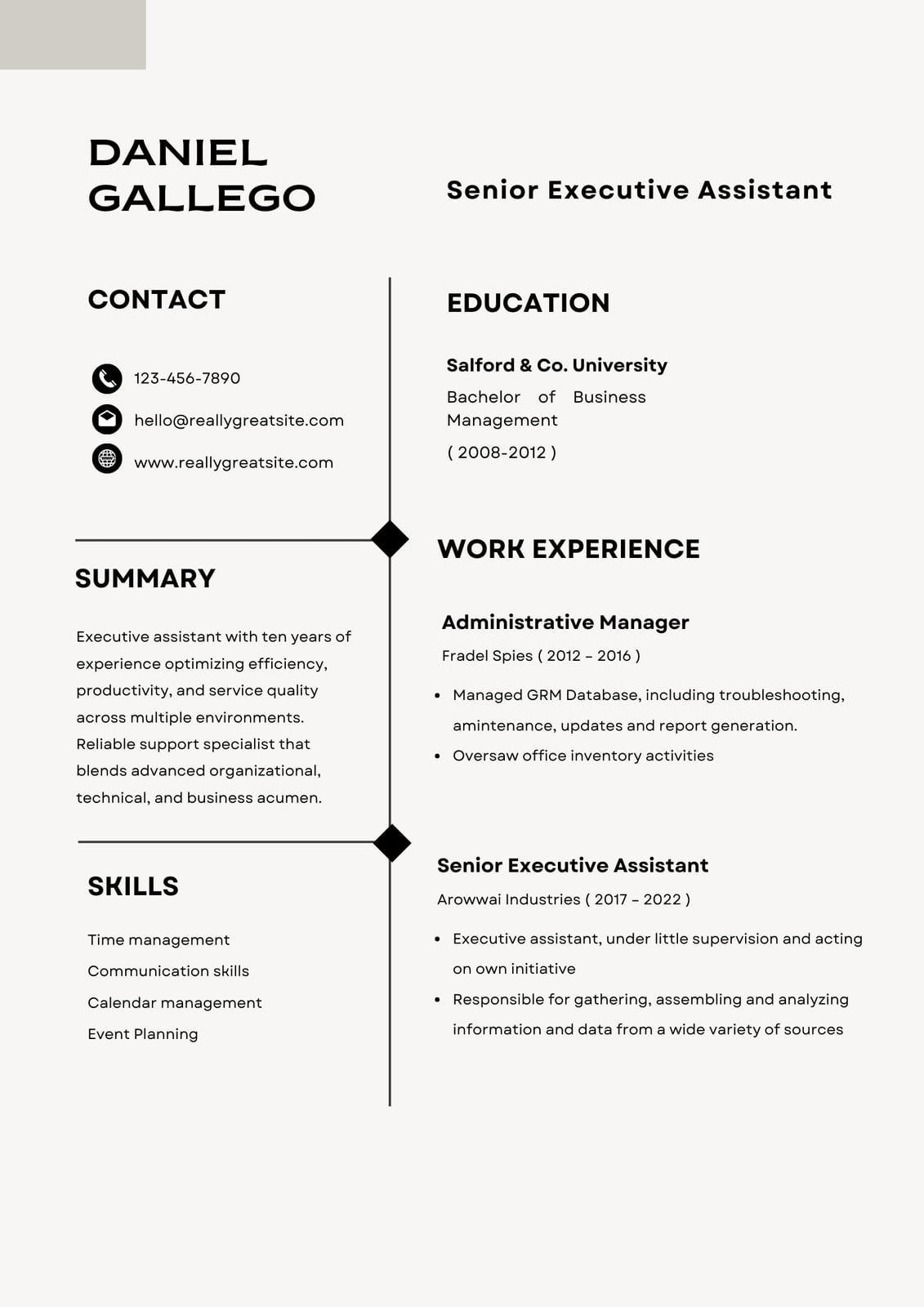Page 2 - Free printable resume templates you can customize | Canva