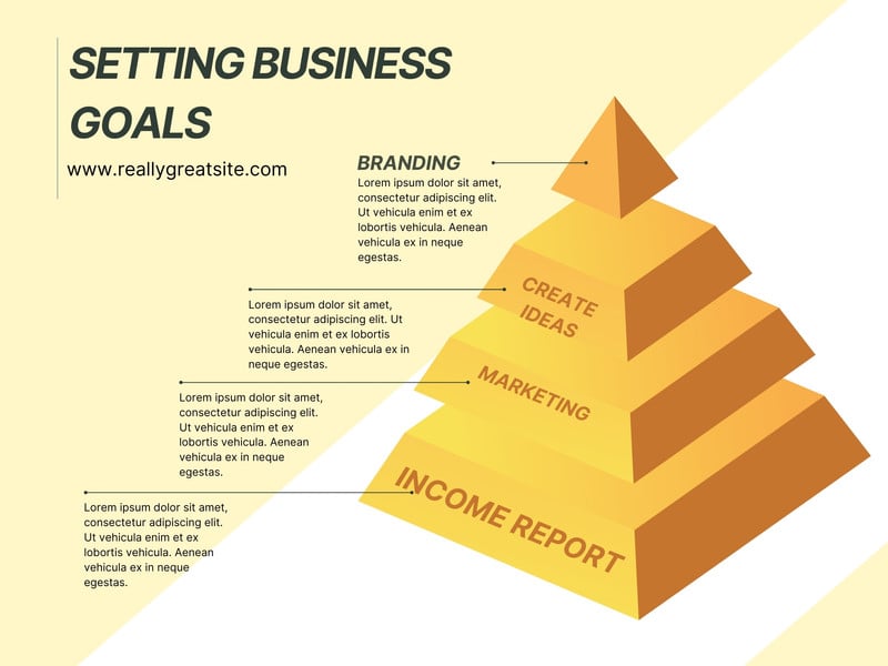 Free and customizable pyramid templates