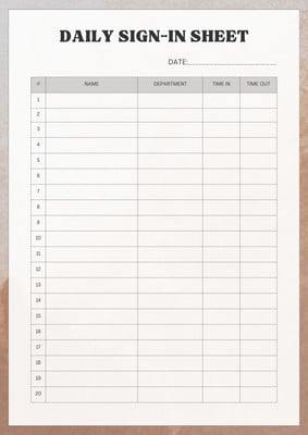 Free and customizable signing templates