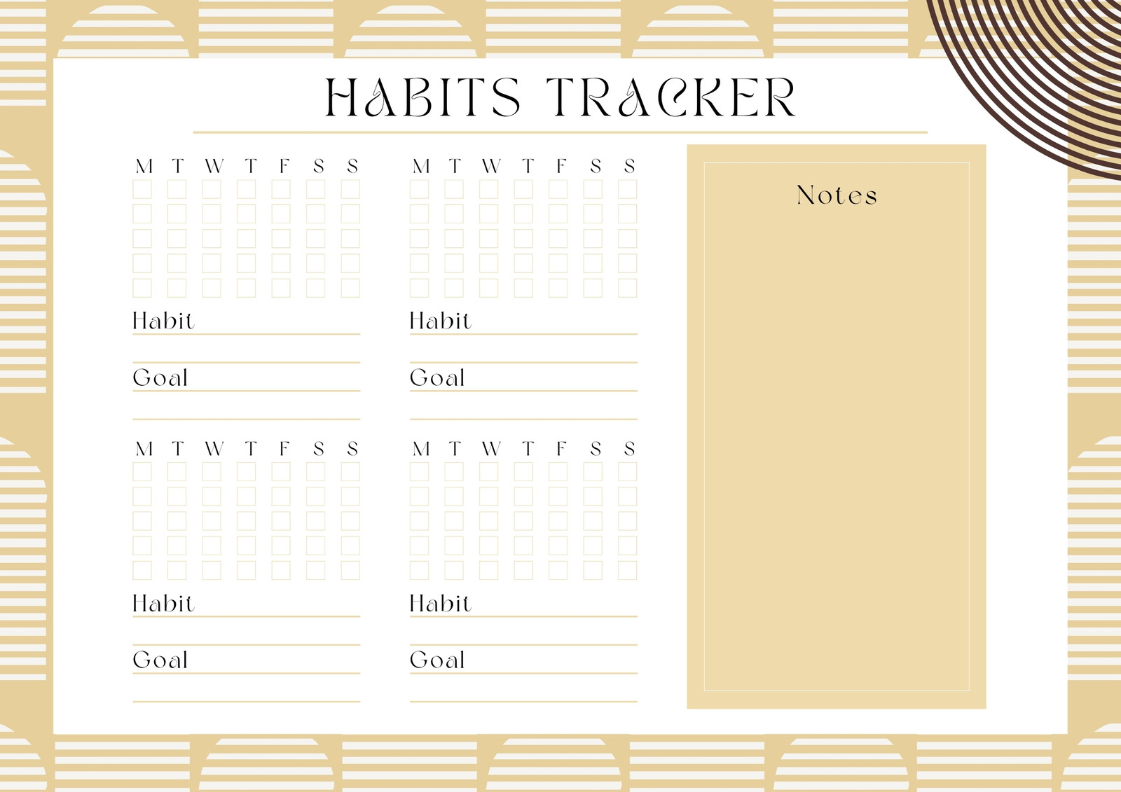 Page 21 - Free and customizable tracker templates