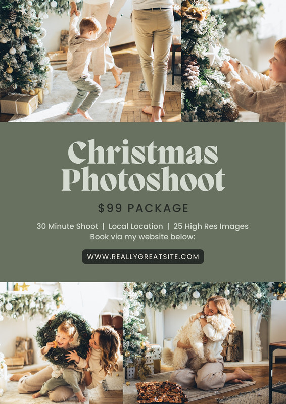 Free and customizable photoshoot templates