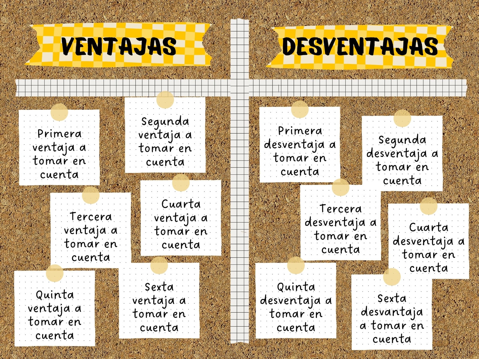 Plantillas de ventajas y desventajas gratis y personalizables - Canva