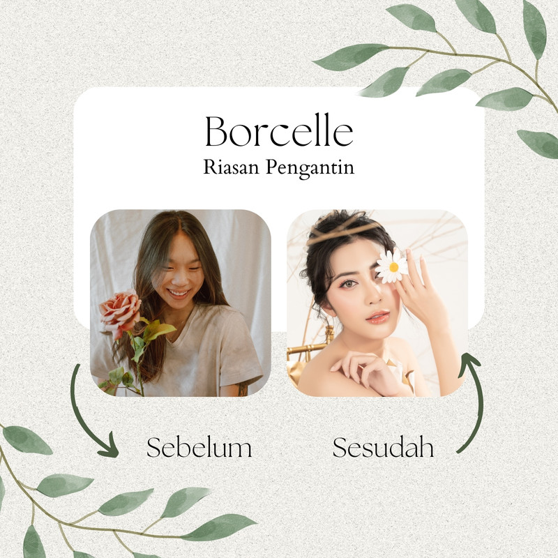 Gratis desain contoh before after - Canva