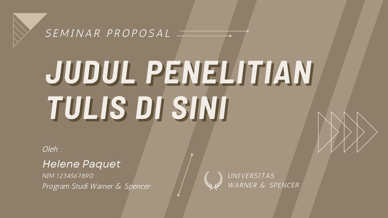Gratis desain contoh sempro - Canva