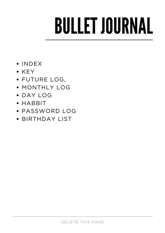 Free and customizable bullet templates