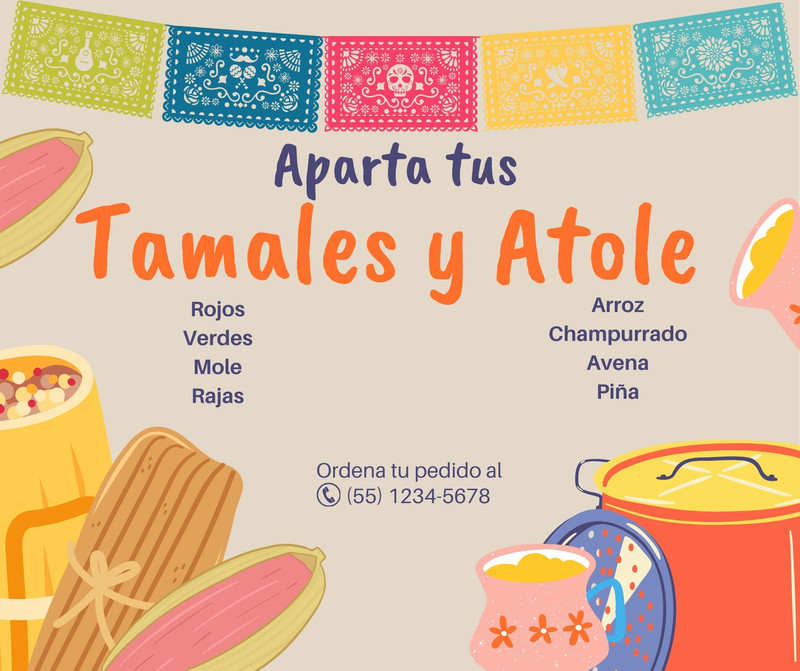 Plantillas de Tamales online gratis | Canva