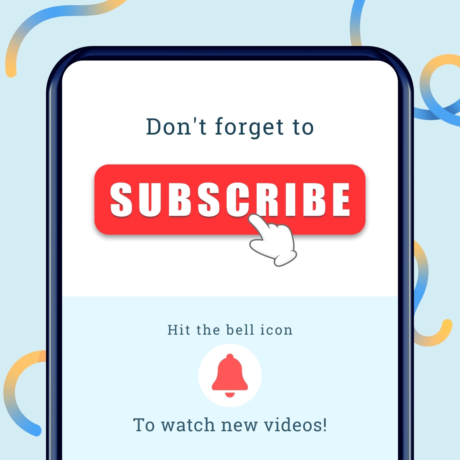 Free and customizable subscribe templates