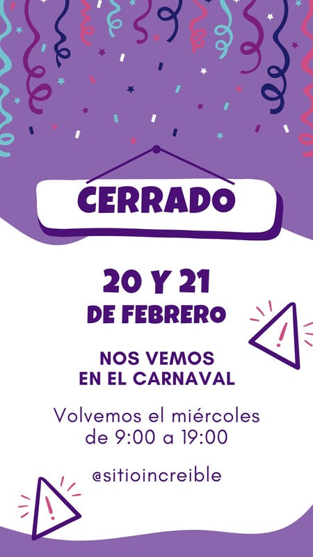 Explorá Plantillas de cerrado por feriado personalizables gratis - Canva